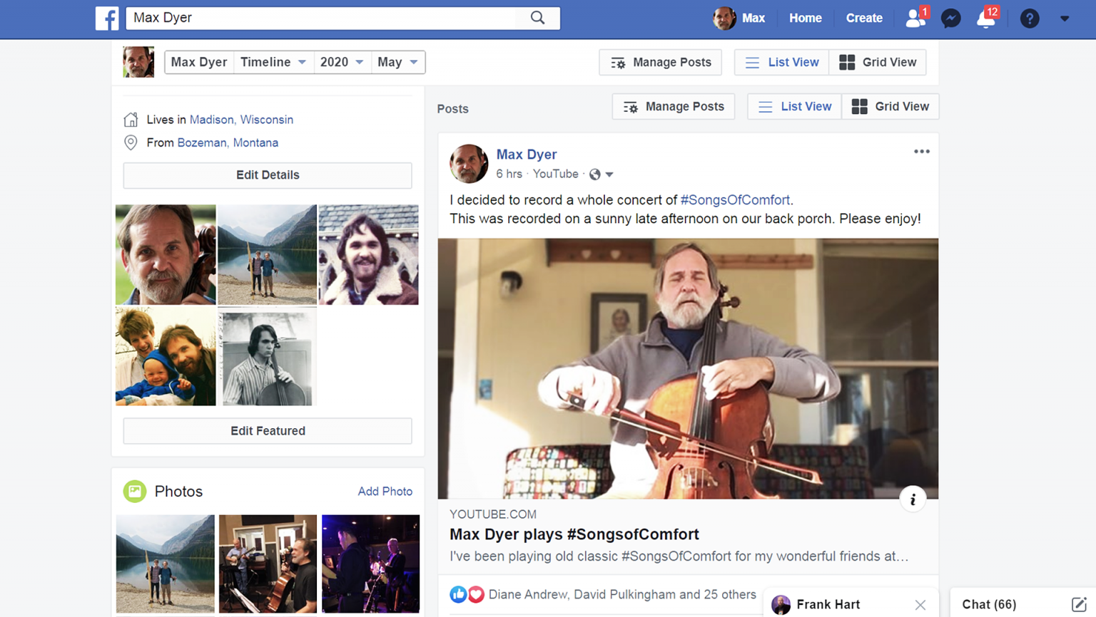 FACEBOOK – Max Dyer